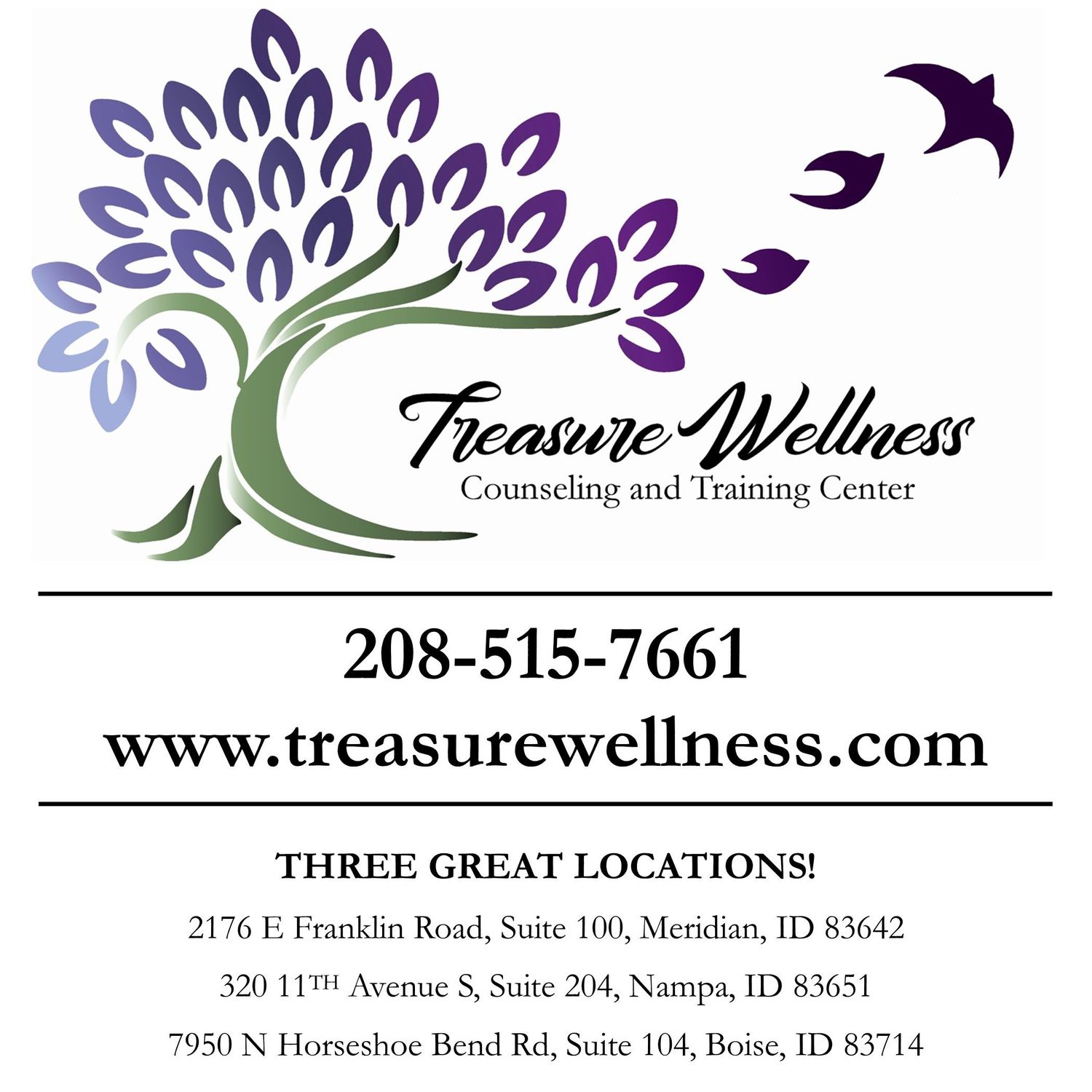 Treasure Wellness Counseling and Training Center, Counselor, Meridian ...
