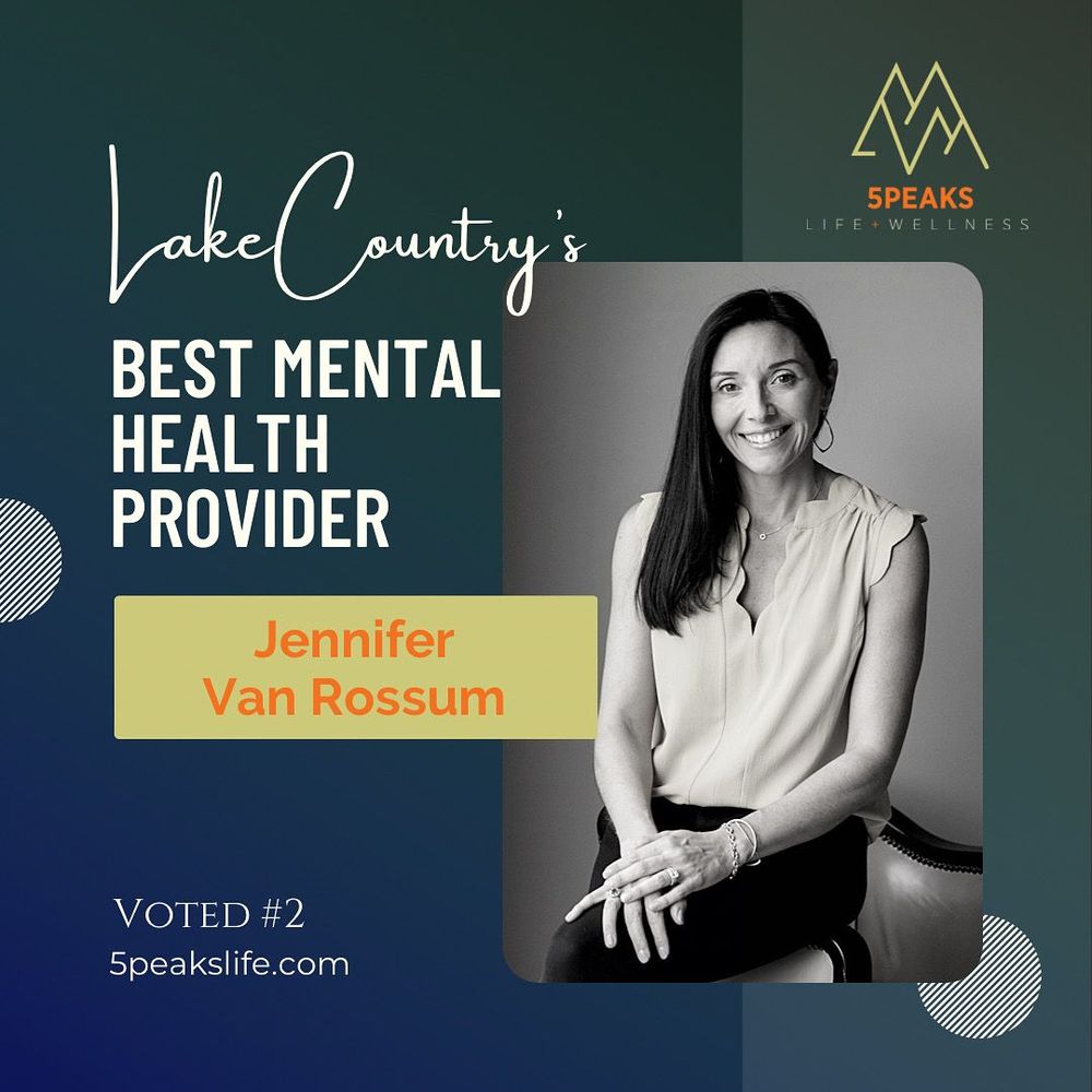 Jennifer Van Rossum, Licensed Professional Counselor, Delafield, WI ...