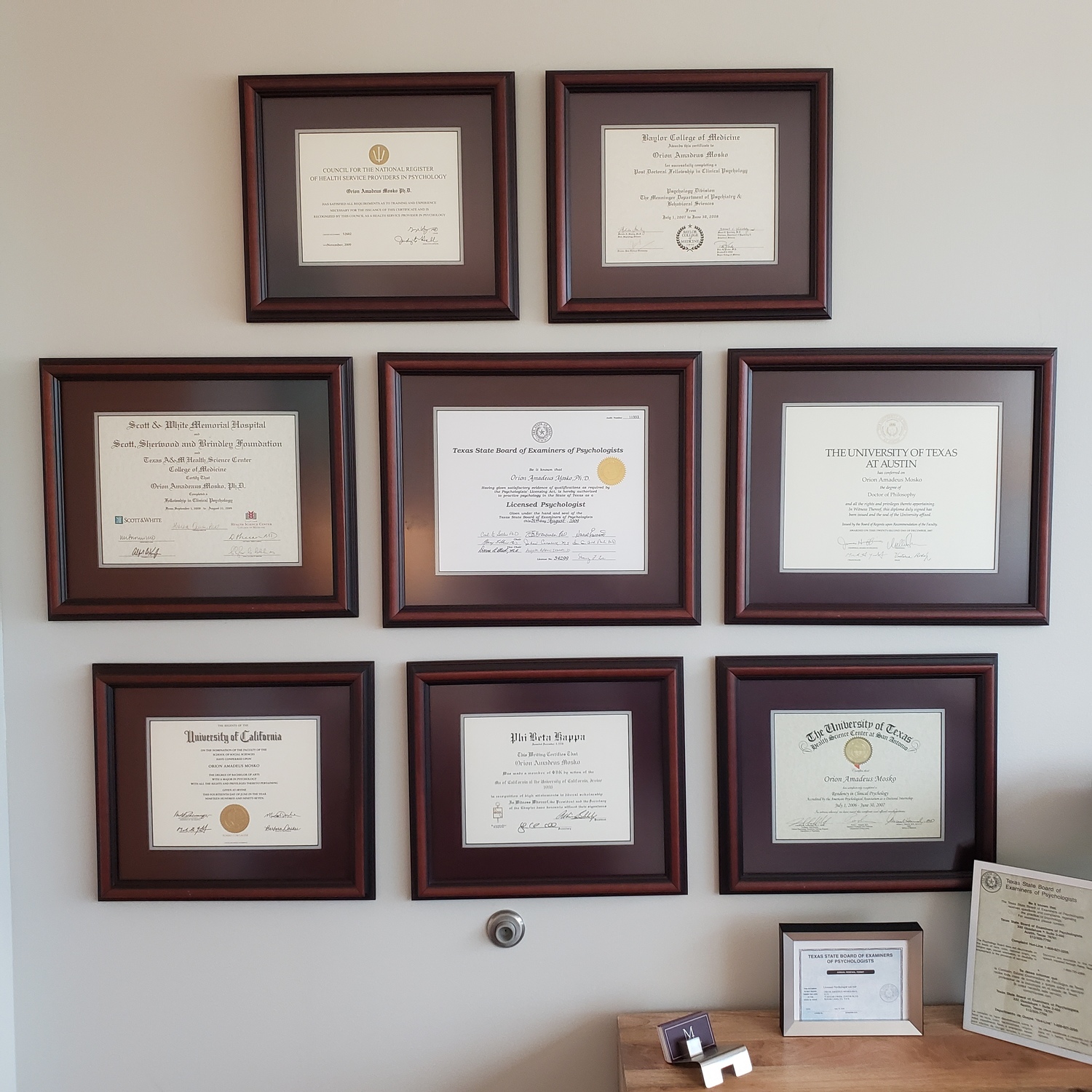 Dr. Orion Mosko, Psychologist, Houston, TX, 77007 | Psychology Today