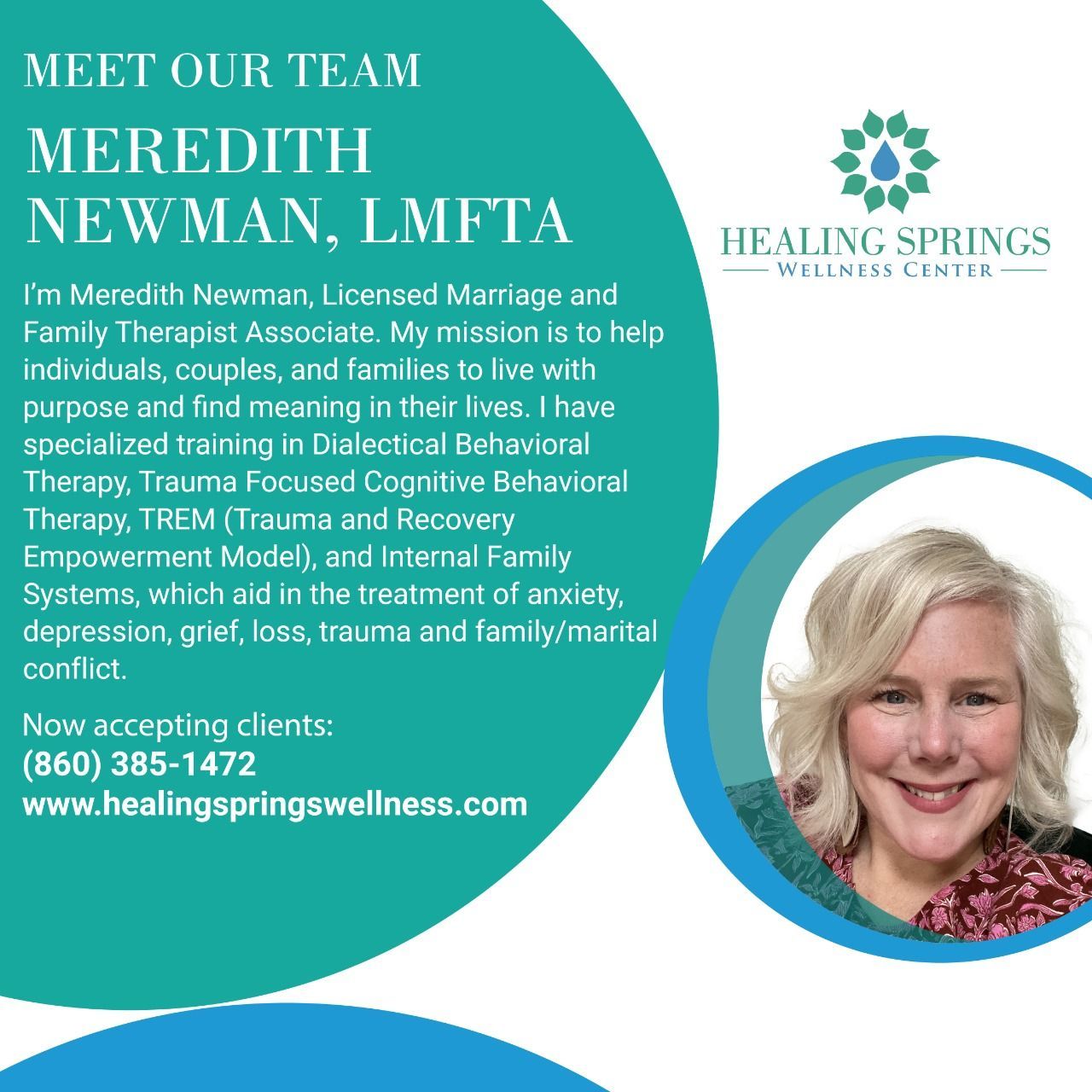 Meredith Newman, Marriage & Family Therapist, Cheshire, CT, 06410 ...