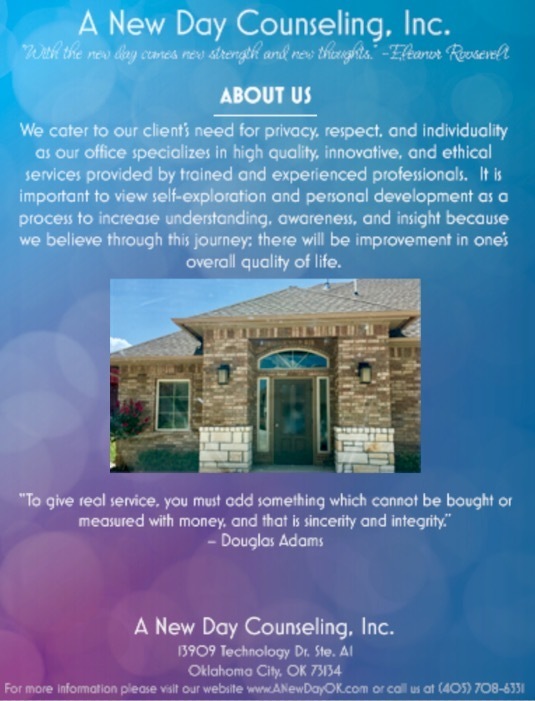 Ashlee Day, Licensed Professional Counselor, Oklahoma City, OK, 73134 ...