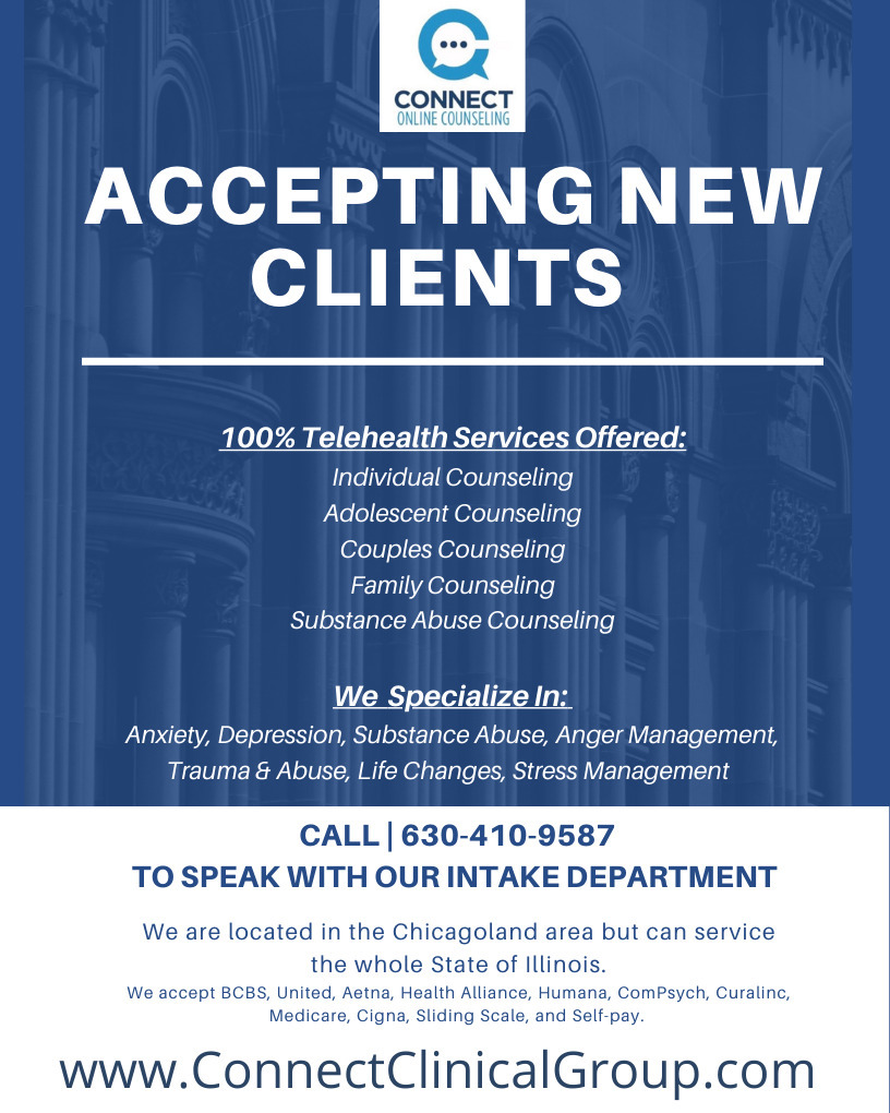 Connect Online Counseling, Clinical Social Work/Therapist, Aurora, IL ...