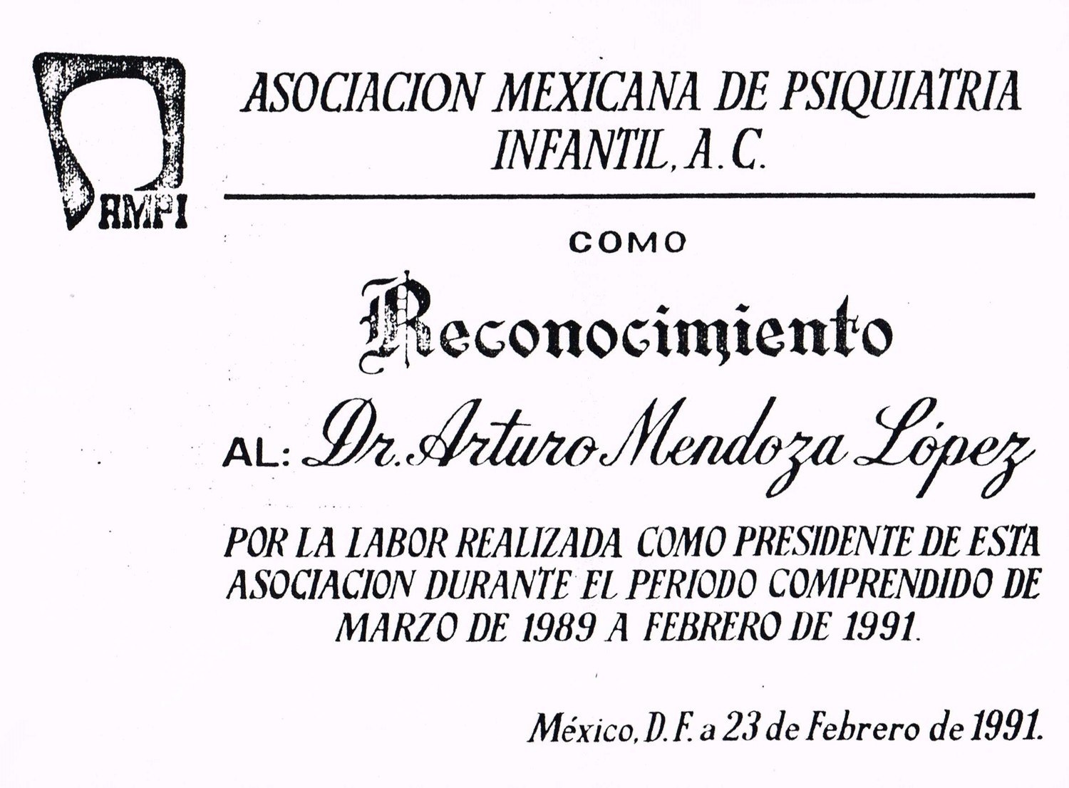 Arturo Mendoza López, Psiquiatra, Ciudad de México, DF, 11000 | Psychology Today